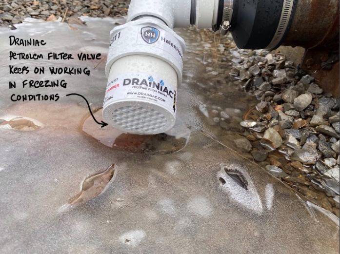 How do you properly treat oily stormwater discharge in secondary ...